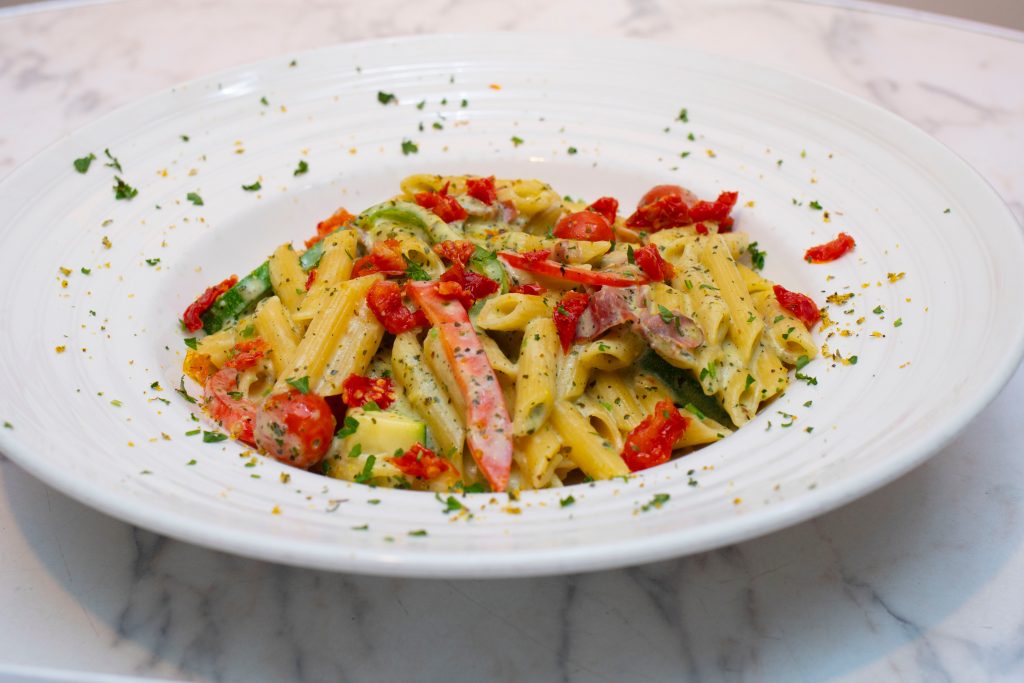 East Side Mario’s Barilla Pasta Challenge & Winning Creamy Pesto ...
